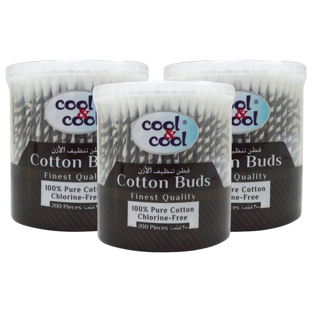 Order Cool & Cool Cool & Cool - 200 Cotton Buds Paper Sticks - Pack of ...