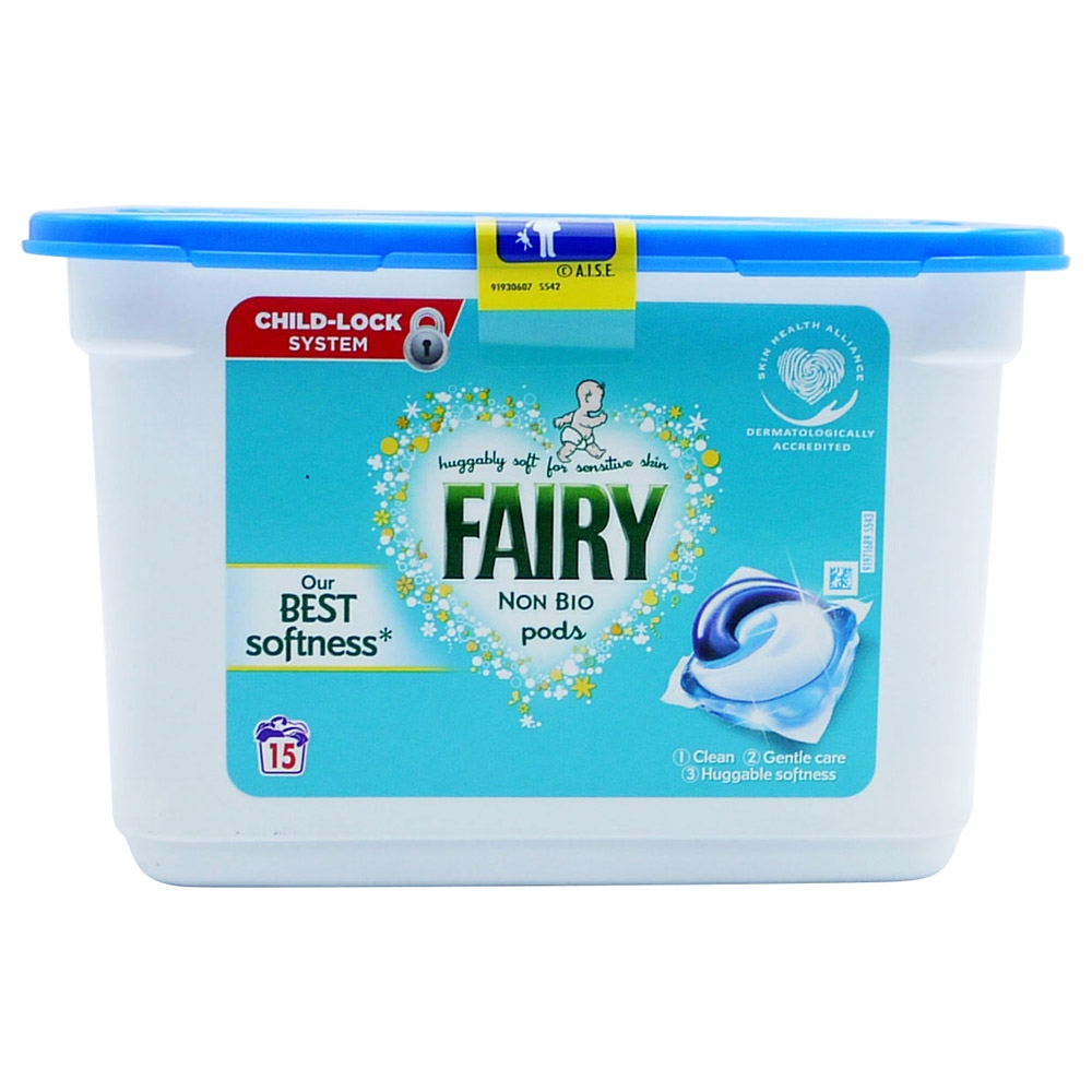 Fairy - Non Biological Washing Pods - 15 Washes | Jomla.ae