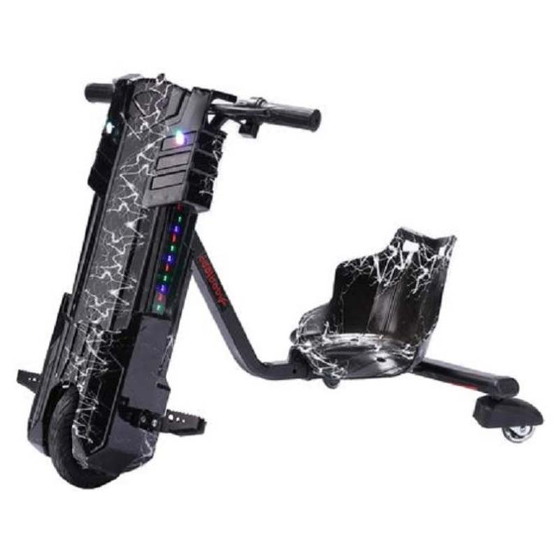 Megastar Electric 360 Degree Drifting Trike 24V Black Thunder | Jomla.ae