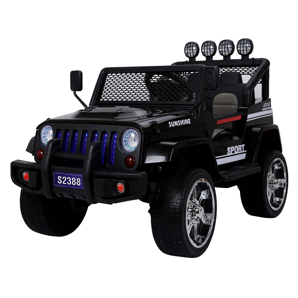 Order Megastar - Jeep Replica Style Actual 4x4 Ride-On - Black Now ...