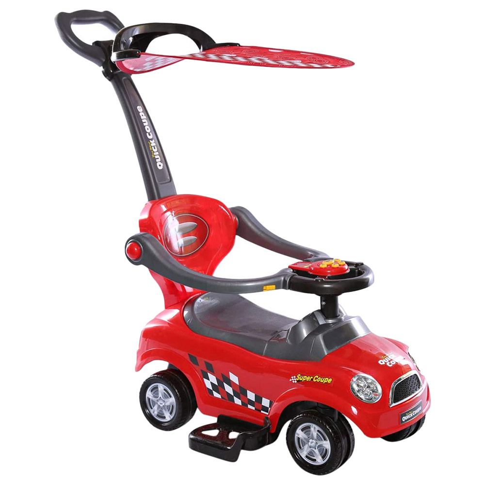 Order Megastar - Ride & Stroll 3-In-1 Push Car - Red Now! | Jomla.ae