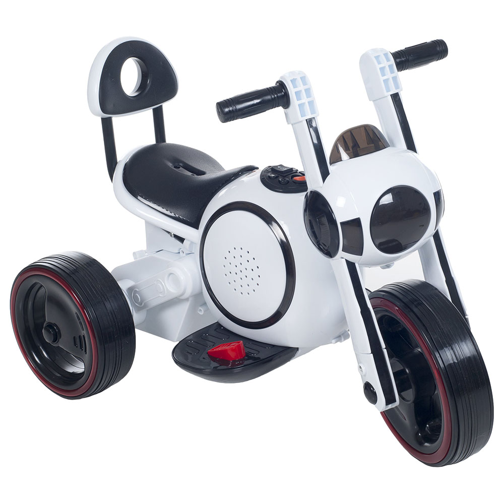 Megastar - Ride On Astro Mini Space Led Motorcycle 6V, White | Jomla.ae