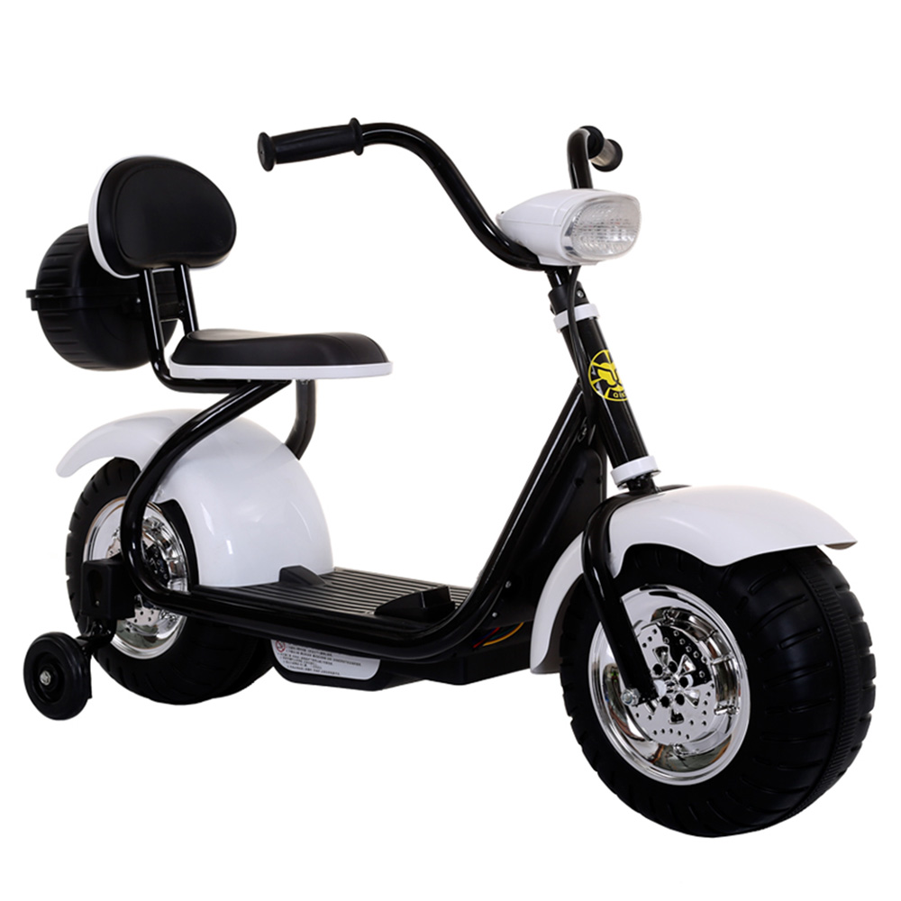 Order Megastar - Coco Harley Motorcycle 6v Ride on - White Now! | Jomla.ae