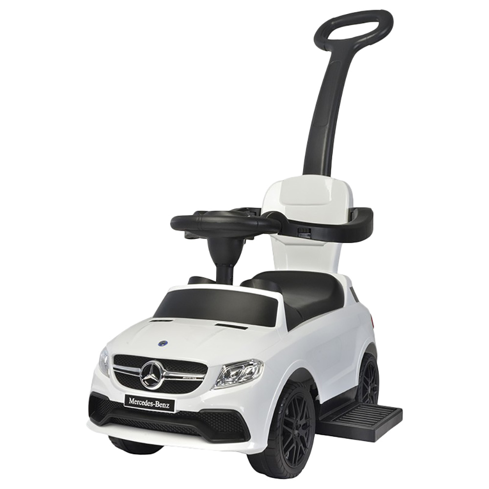 Order Megastar Mercedes Coupe push Car With Pull Handle - White Now ...
