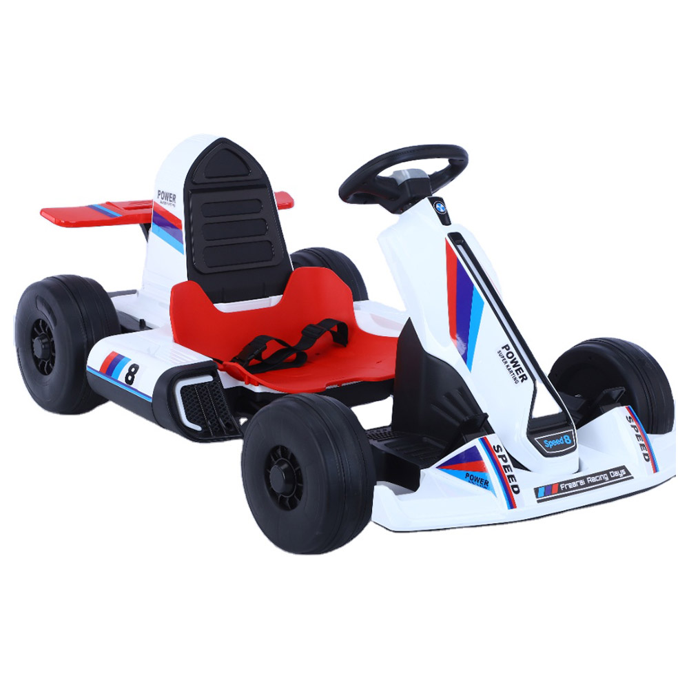 Order Megastar - Ride On 12 V Fusion Go Kart Buggy - White Now! | Jomla.ae