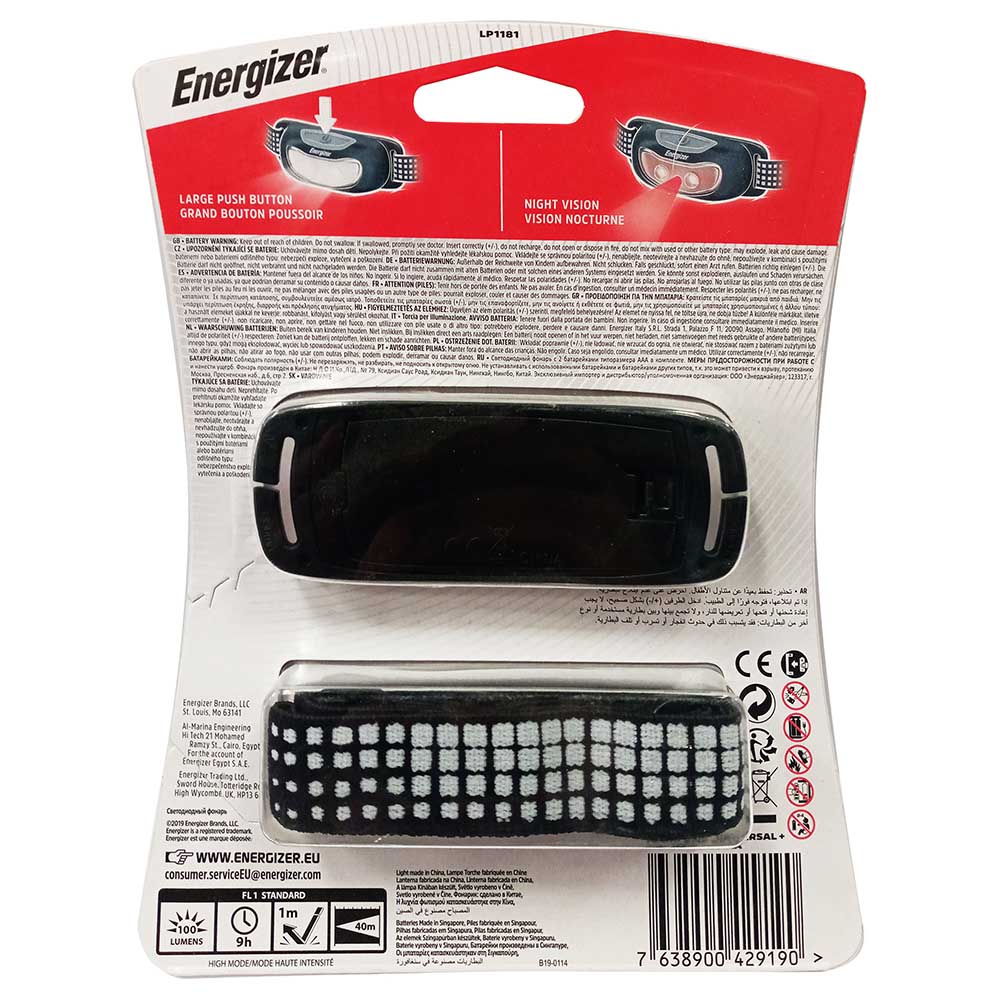 Order Energizer - Led Headlight Universal Plus Headlamp Now! | Jomla.ae