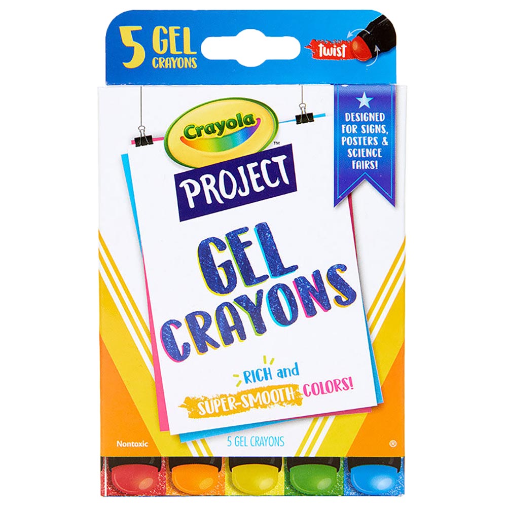 Order Crayola - Project Gel Crayons - 5pcs Now! | Jomla.ae
