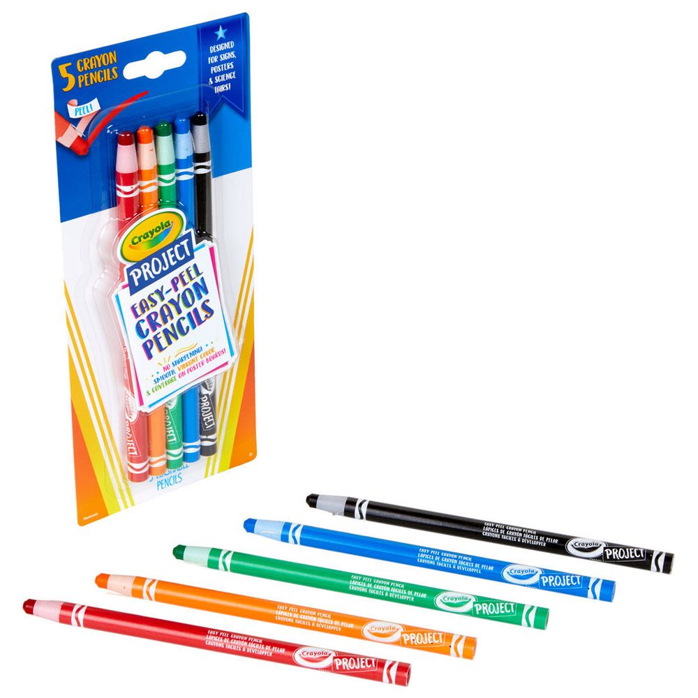 Order Crayola - Crayola - Project 5 ct. Easy Peel Crayon Pencils Now ...