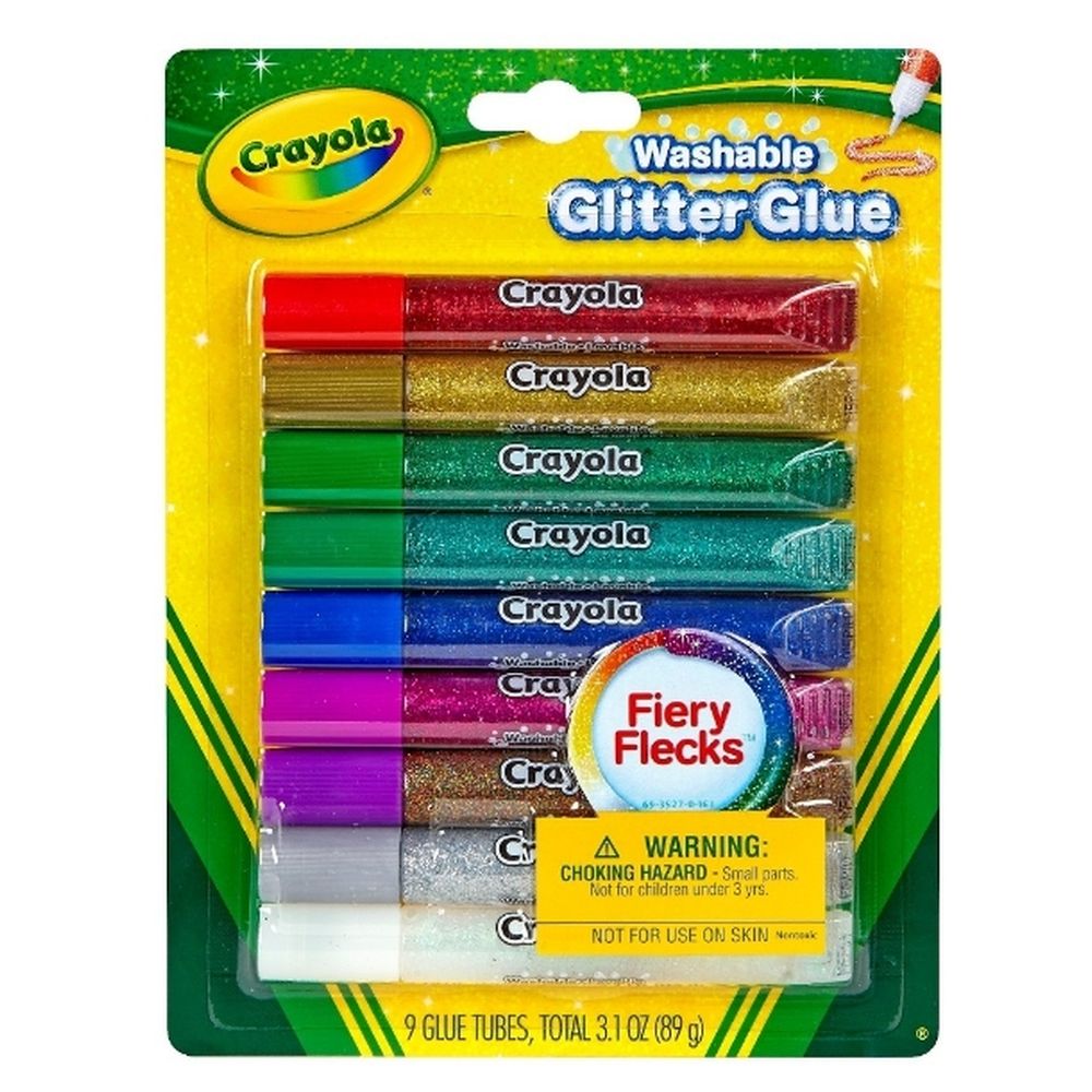 Order Crayola - 9 Glitter Glue Now! | Jomla.ae