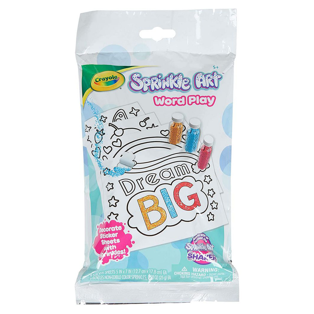 Order Crayola - Sprinkle Art Word Play Activity Kit Now! | Jomla.ae