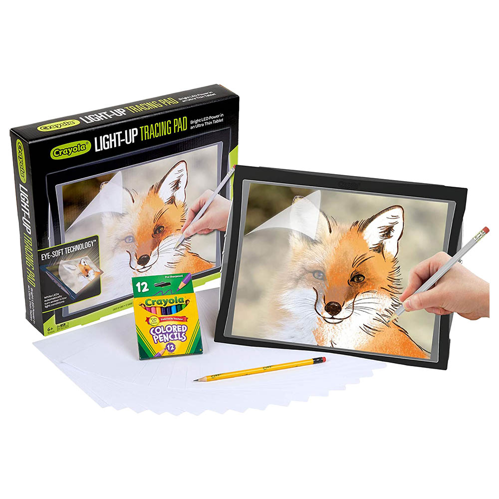Order Crayola - Light Up Tracing Pad w/ Night Mode Now! | Jomla.ae