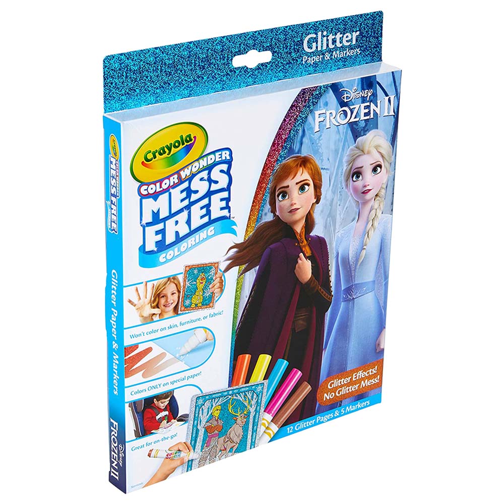 Order Crayola - Frozen II Color Wonder Glitter Paper & Markers Now ...