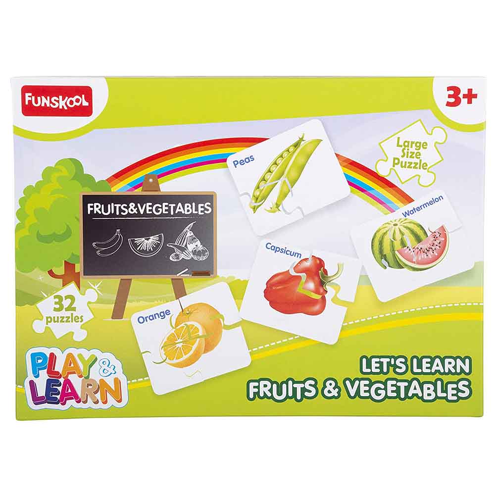 Order Funskool - Fruits & Vegetables Puzzle Now! | Jomla.ae