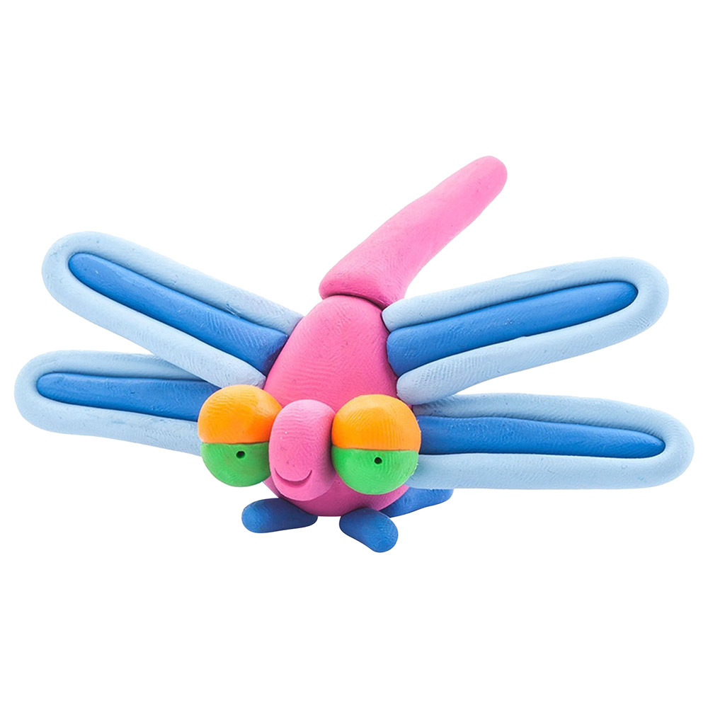 Order Hey Clay - Colorful Dragonfly Modelling Air-Dry Clay - 5 Cans Now ...