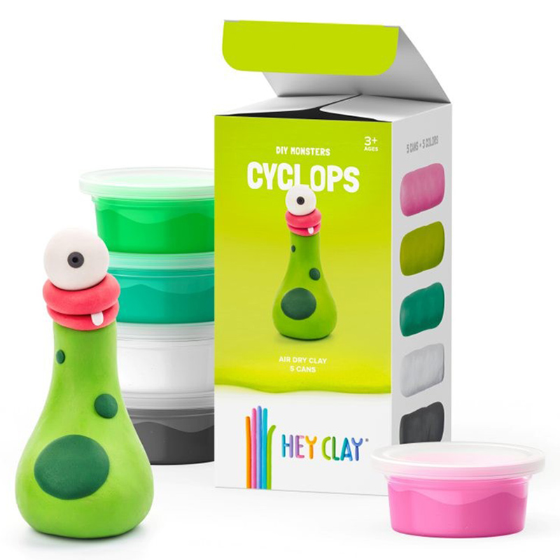 Order Hey Clay - Colorful Cyclops Modelling Air-Dry Clay - 5 Cans Now ...