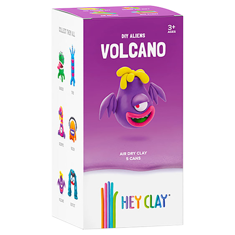 Order Hey Clay - Colorful Volcano Modelling Air-Dry Clay - 5 Cans Now ...