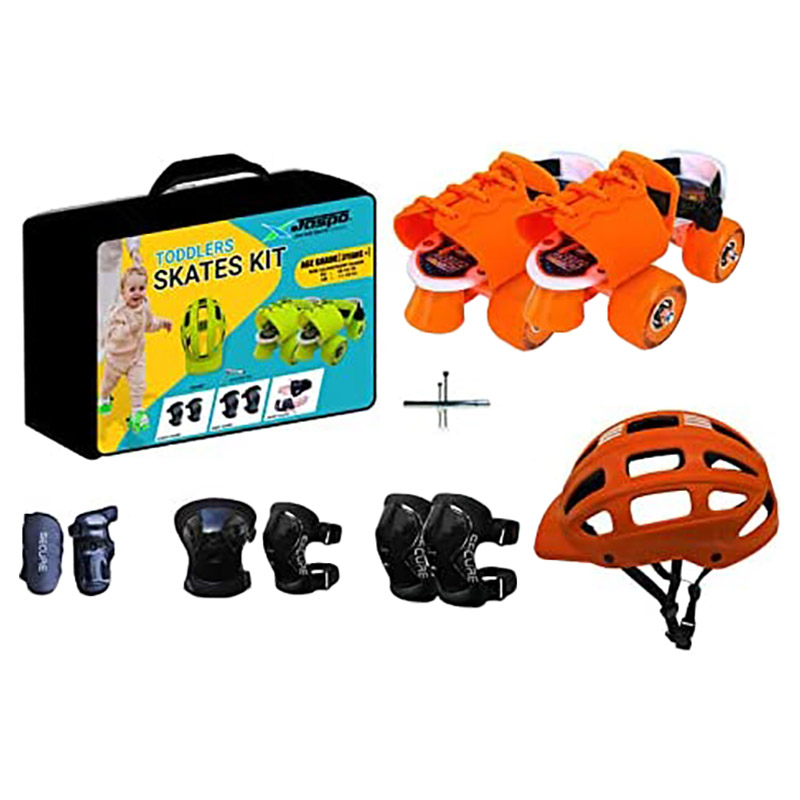Jaspo - Junior Skates Set - Orange | Jomla.ae