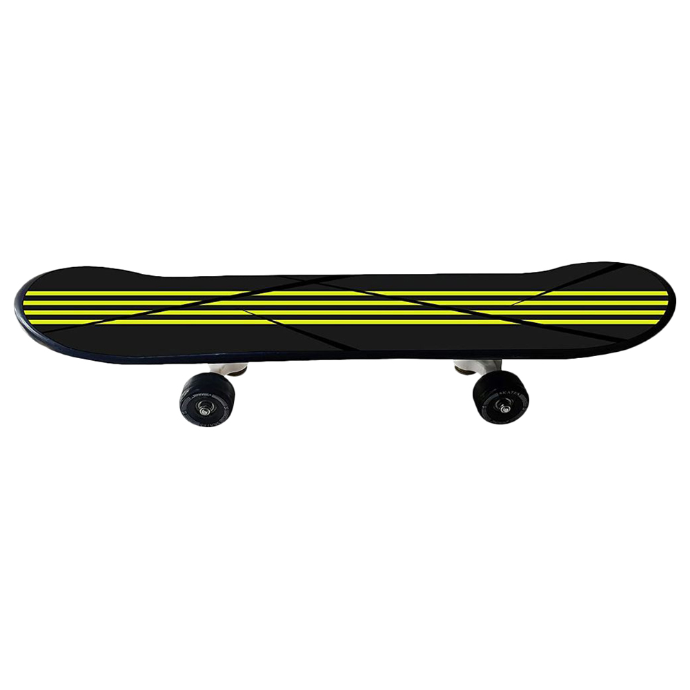 Order Jaspo - Cruiser Longboard - Black/Yellow Now! | Jomla.ae