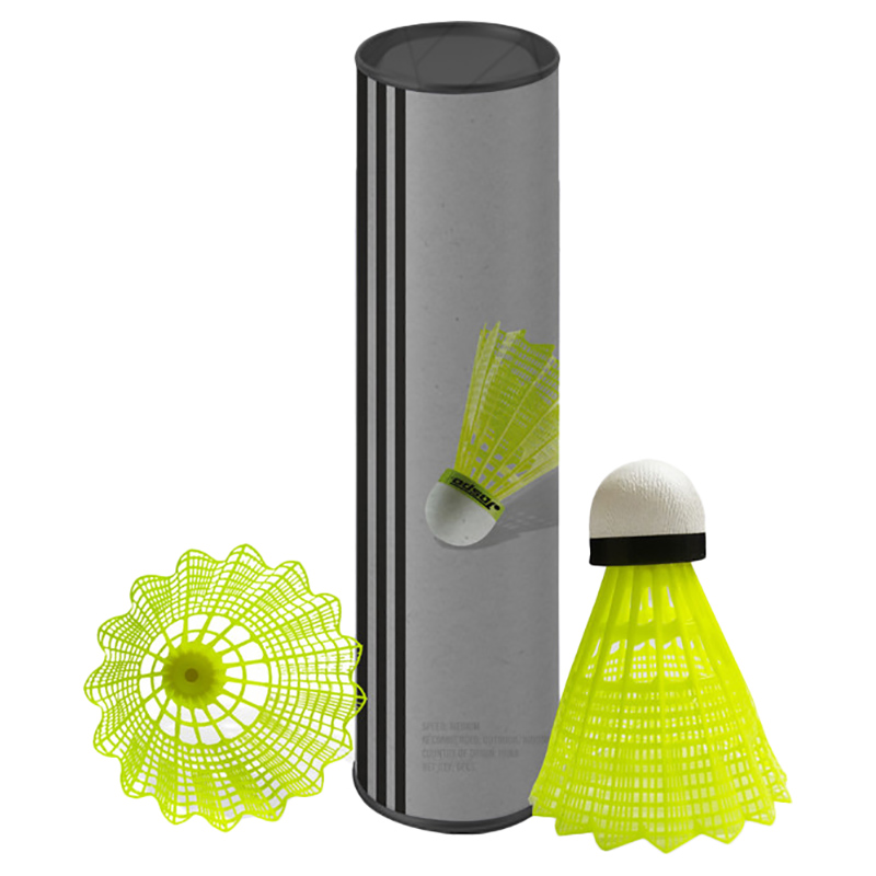 Order Jaspo - Badminton Shuttlecock Pack of 6 - Yellow Now! | Jomla.ae