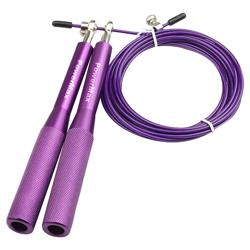 Order Powermax - JA-3 Exercise Speed Jump Rope - Purple Now! | Jomla.ae