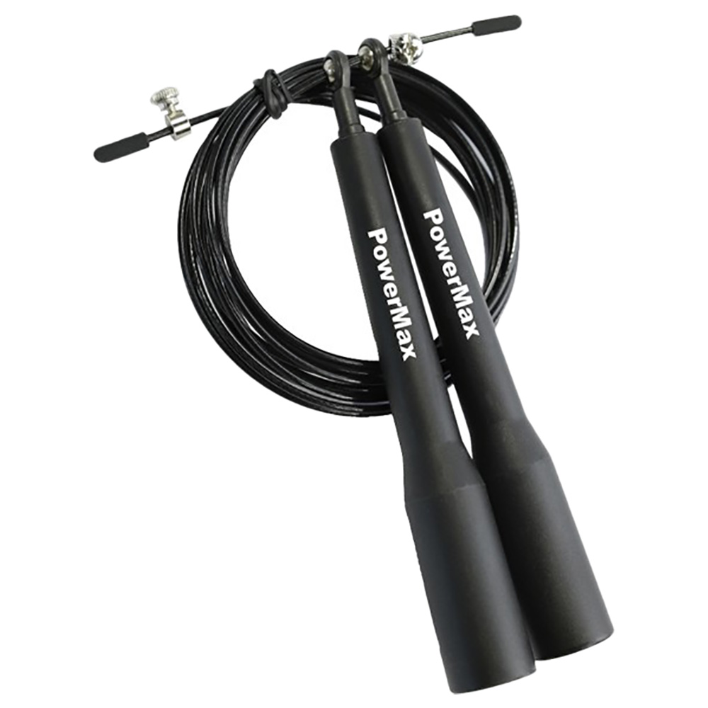 Order Powermax - JP-5 Exercise Speed Jump Rope - Black Now! | Jomla.ae