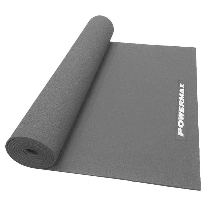 Powermax - Yoga Mat - 4mm - Dark Grey | Jomla.ae