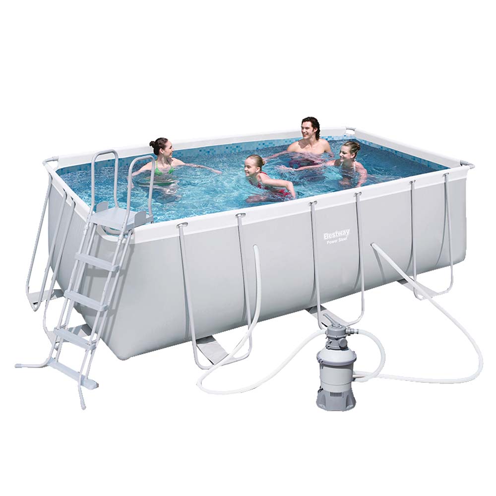 Order Bestway - Power Steel Rectangular Pool Set 412x201x122cm Now ...