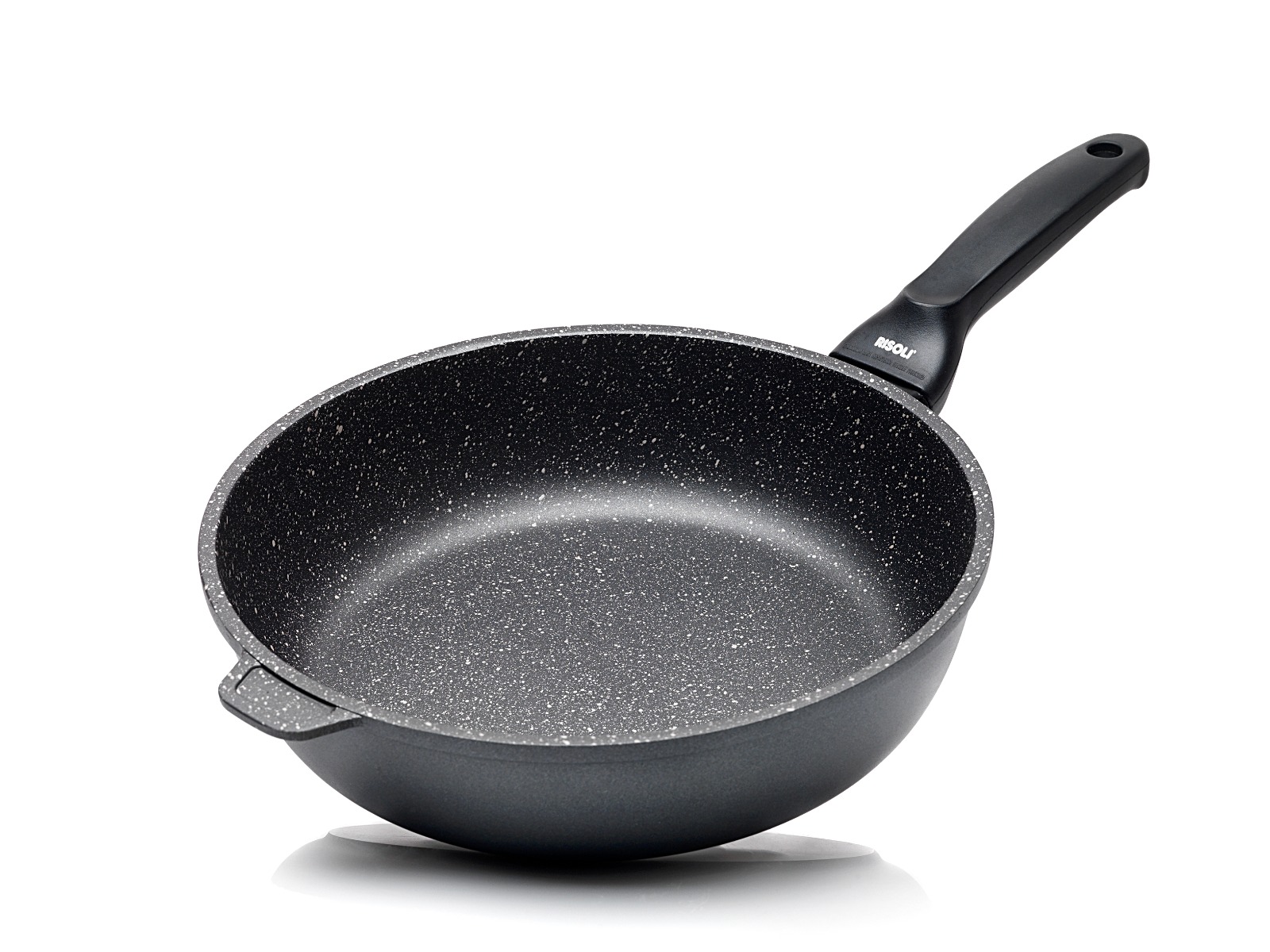 Order Risoli Deep Frypan Granito Hard Stone with Black Handle, 28 cm ...