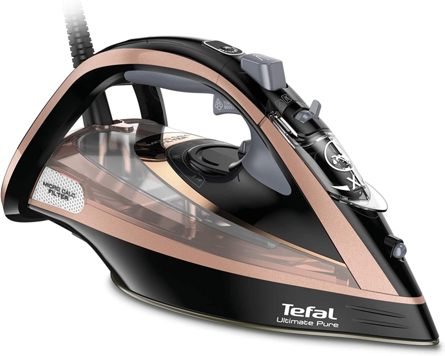 اطلب مكواة بخار 3200W تيفال التا غلاس Tefal Ultaglass Steam Iron | Jomla.ae