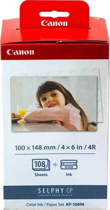 Order Canon KP-108IN Color Ink/Paper Set - Postcard size 4'x6' / 108 ...