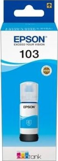 اطلب حبر طابعة سيان ابسون Epson 103 EcoTank Cyan Ink Bottle Compatible ... اطلب حبر طابعة سيان ابسون Epson 103 EcoTank Cyan Ink Bottle Compatible ...
