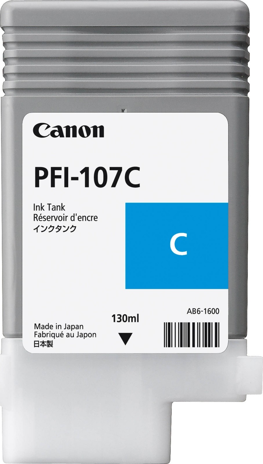 اطلب حبر طابعة سيان 130 مل كانون Canon Genuine Cyan Canon PFI-107C Ink Cartridge | Jomla.ae
