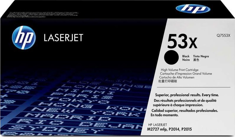 اطلب حبر طابعة hp 53X ليزر جيت أسود HP 53X LaserJet Toner Cartridge ...