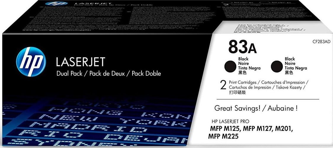 اطلب حبر طابعات hp الليزرية من طراز ليزر جيت برو عدد 2 أسود HP Original ...