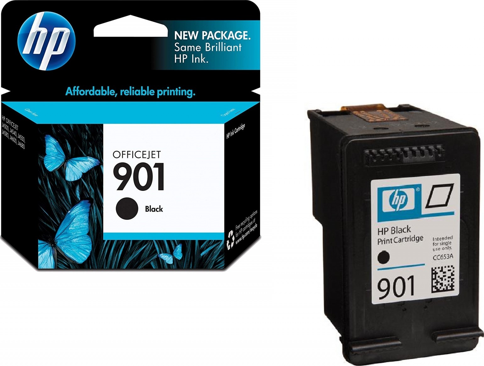Order HP 901 Black Original Ink Cartridge | CC653AE Now! | Jomla.ae