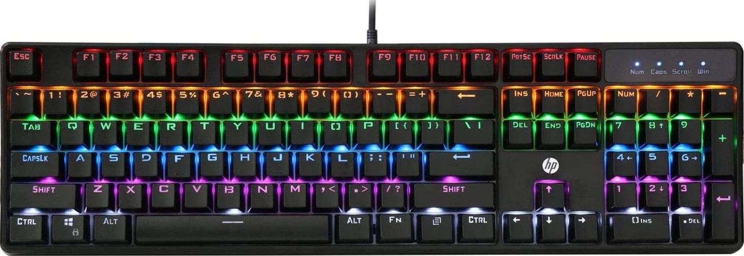 Order HP GK320 Mechanical Gaming RGB Keyboard Wired USB with Height ...