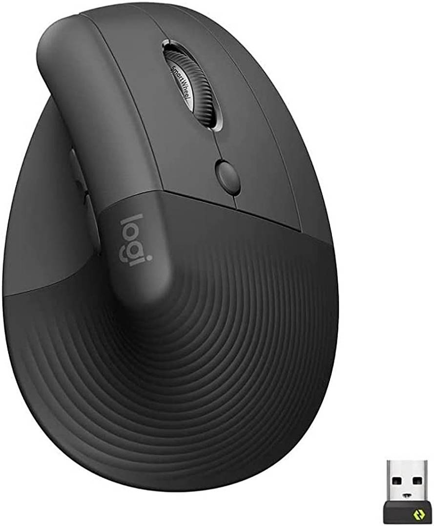 Order Logitech Lift Vertical Ergonomic Mouse, Logi Bolt USB Receiver ...