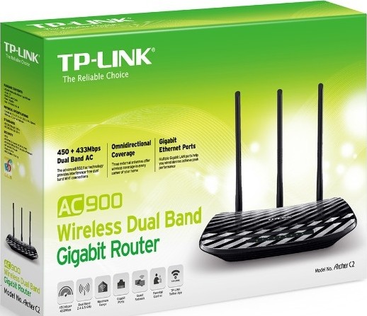 اطلب راوتر تي بي لينك TP-Link Archer C2 AC900 Wireless Dual Band ...