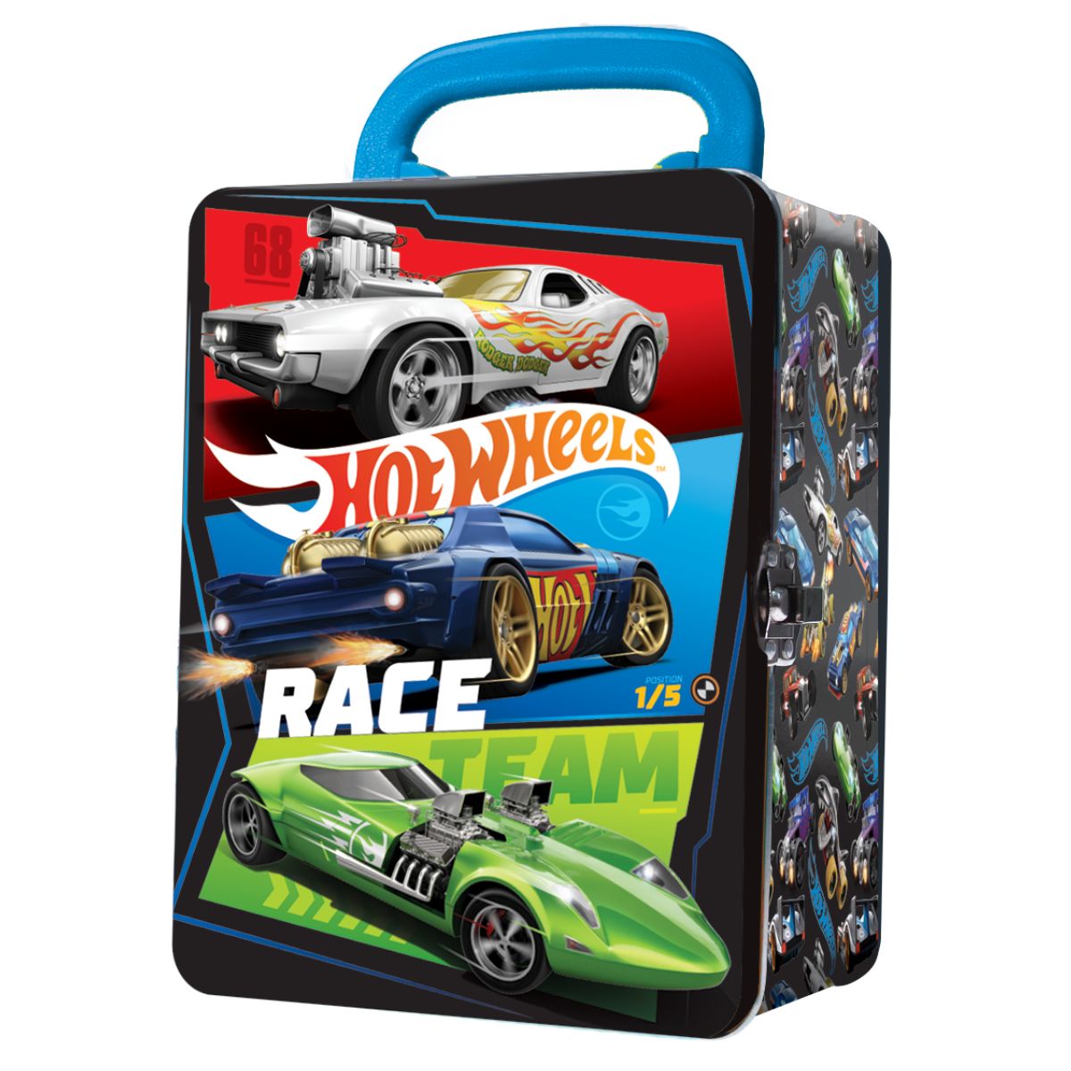 Hot Wheels Metal Car Storage Case Black | Jomla.ae