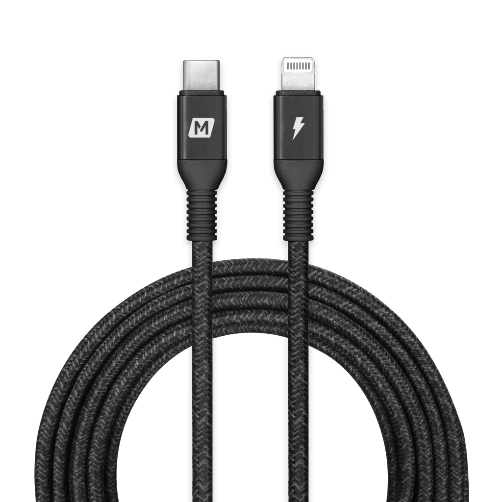 Order Momax elite usb-c to lightning 3m cable black Now! | Jomla.ae