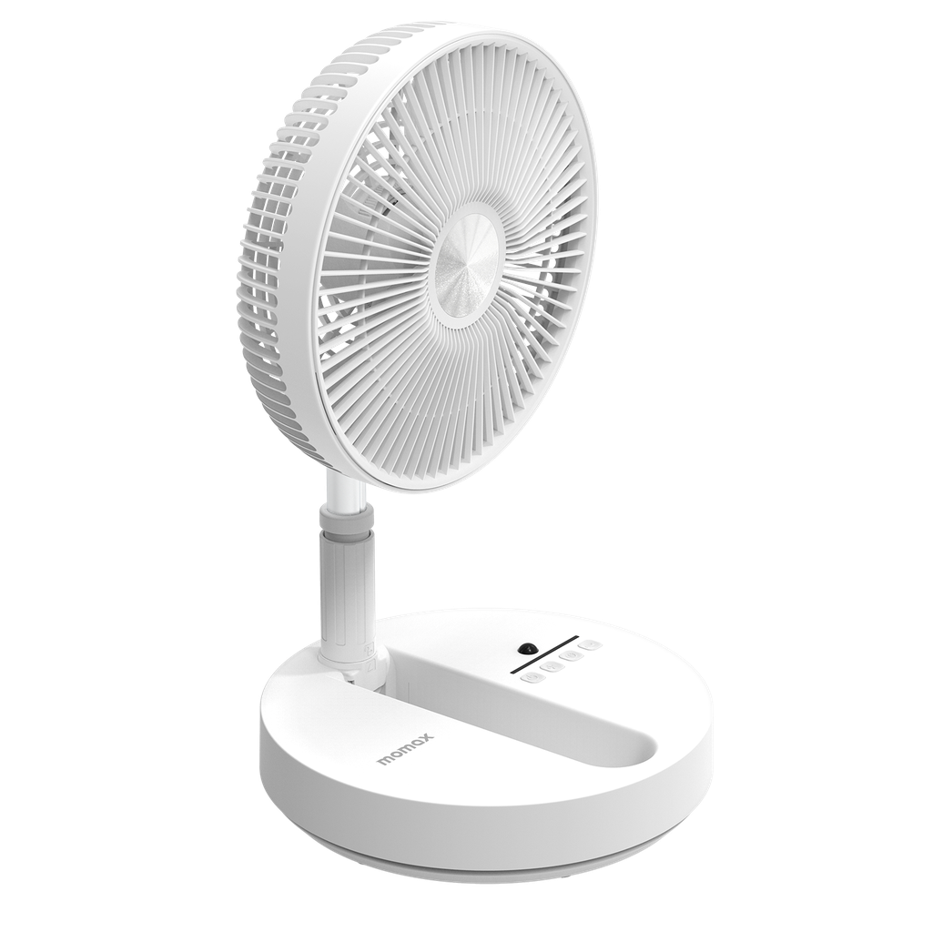 Order Momax ifan flow 10" portable telescopic fan white Now! | Jomla.ae