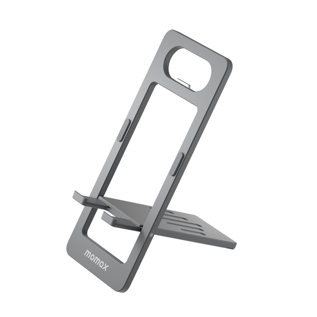 Order Momax fold stand handy phone stand grey Now! | Jomla.ae