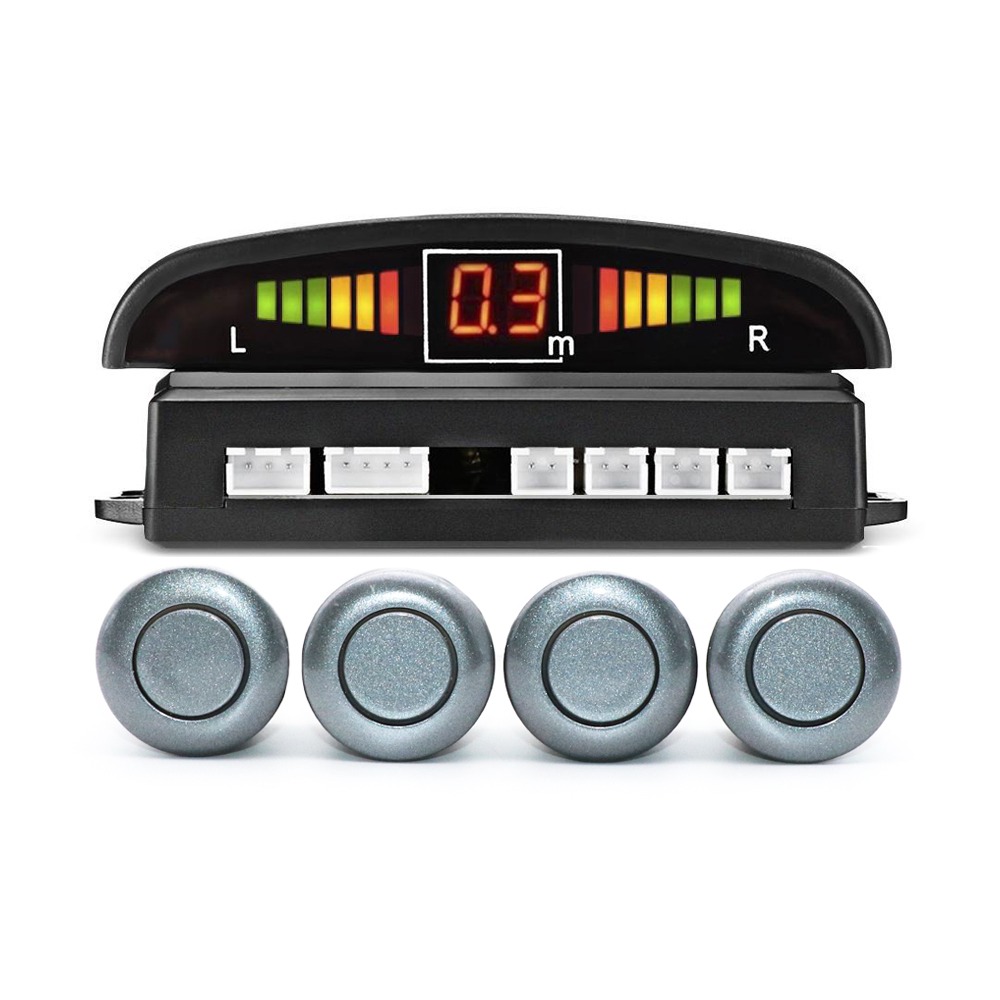Order Toby's Car Parking Sensor Grey Color with LED Display Audio Alarm ...