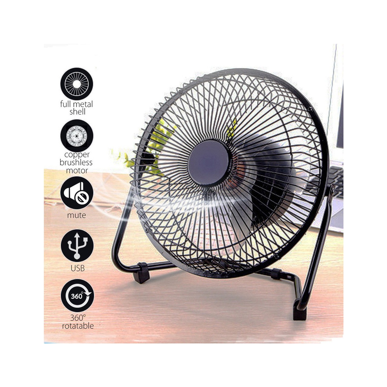 Toby's Fast USB Fan superfast speed portable mini design | Jomla.ae