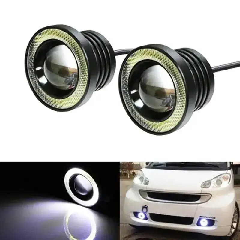 Order Toby's 64mm Car Angel Eyes Fog Lights DRL Day Running Light LED ...