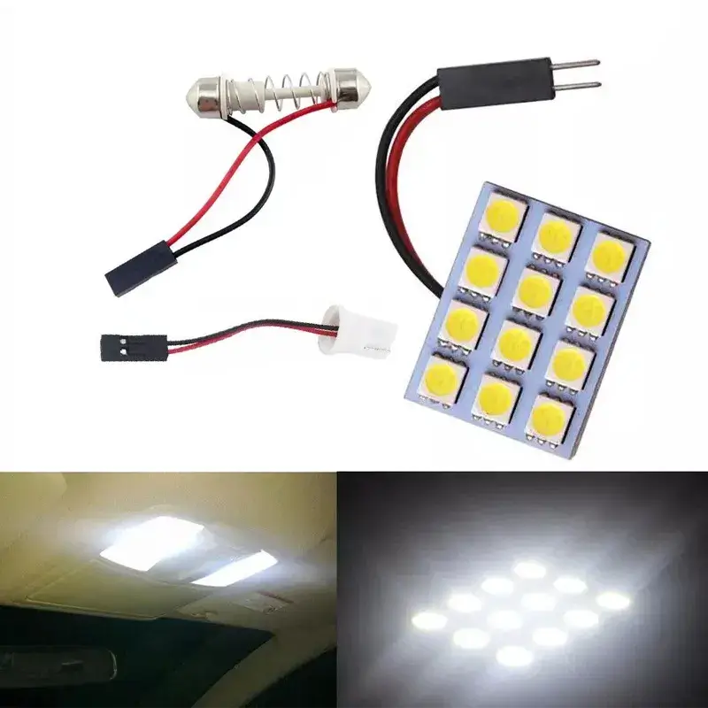 Order Toby's T10 Car LED Dome Light 5050 12smd Car Roof Light With T10 ...