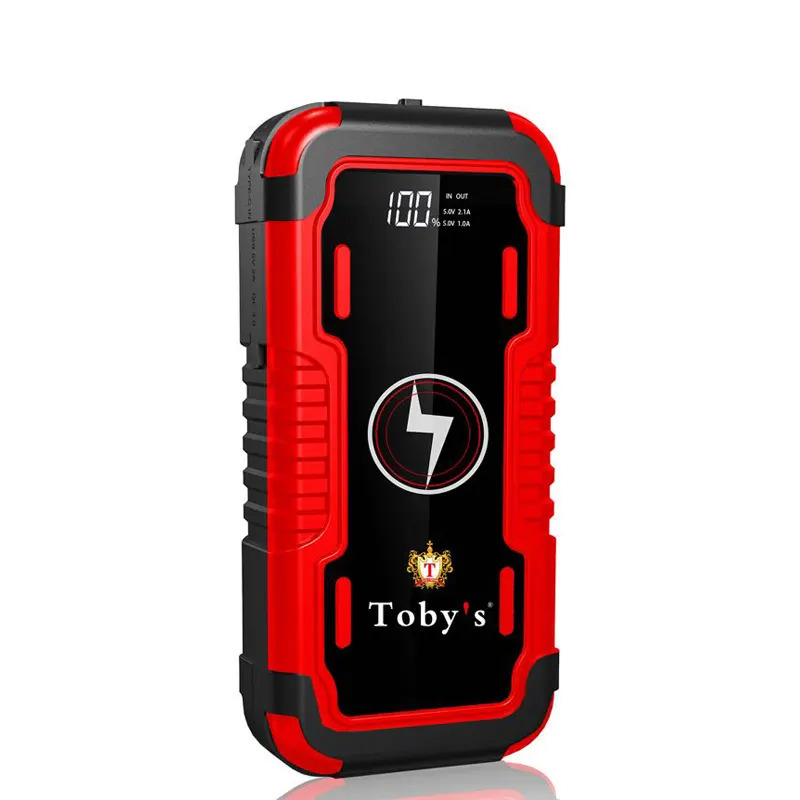 Toby's TBS 8A Powerful Jump Starter For Cars 8000mAh And 29.6WH Wireless Power Bank For ...