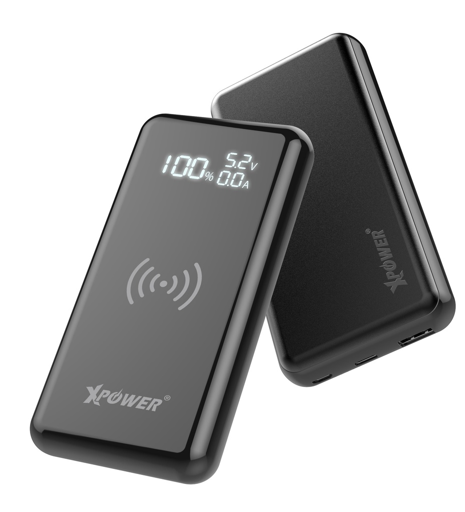 Xpower wpd15 15000mah pd 3.0 and 10w wireless power bank black | Jomla.ae