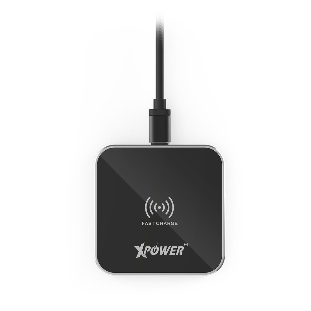 Xpower xpad wireless9v charging pad black | Jomla.ae