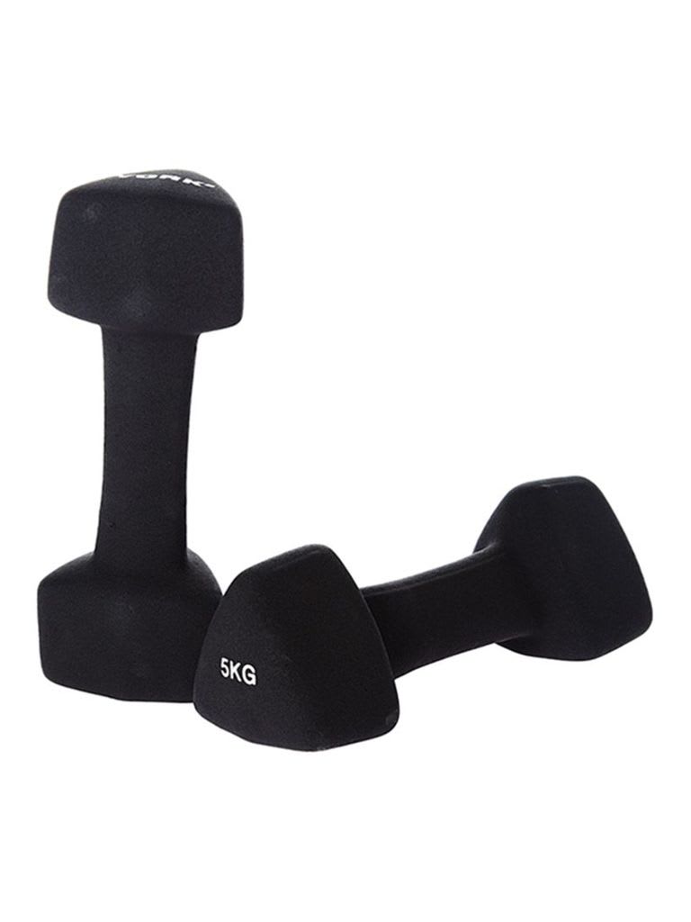 York Fitness Triangle Neoprene Dumbbell Weight 5 Kg | Jomla.ae